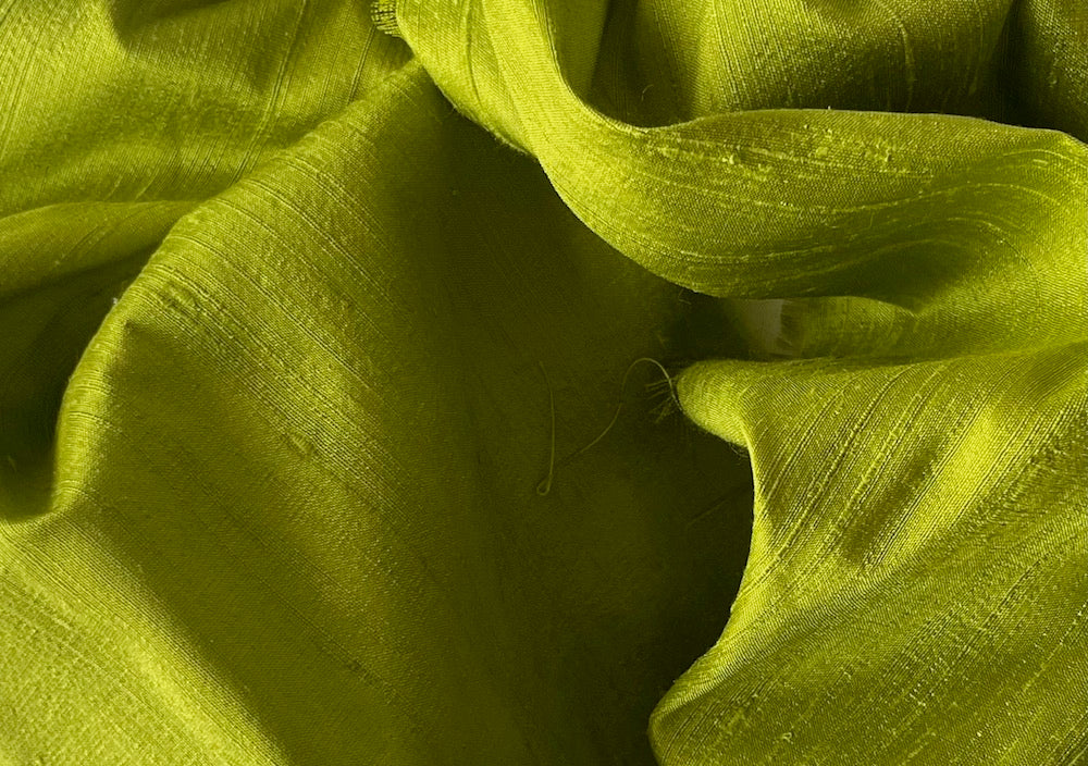 Acid Chartreuse Silk Dupioni (Made in India) – Britex Fabrics