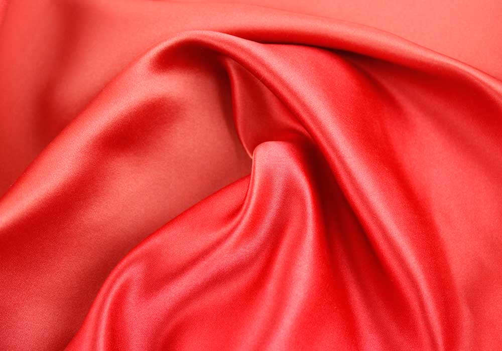 Opulent Double-Faced Vermilion Red Silk Duchess Satin (Made in Italy) – Britex Fabrics