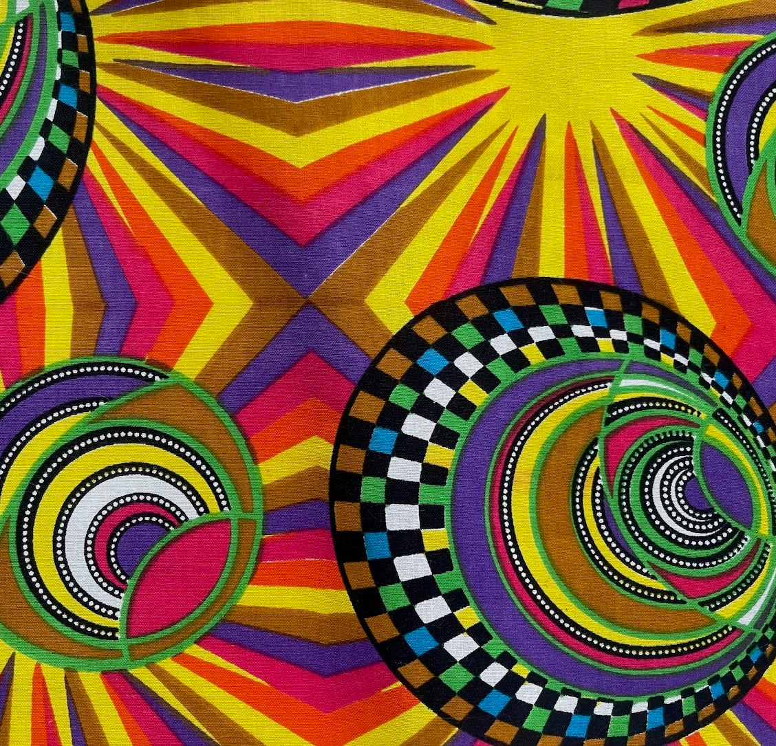 Light-Weight Concentric Circles African Cotton Print – Britex Fabrics