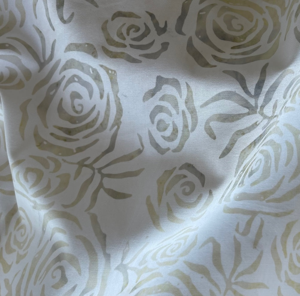 Rose Swirl Cotton Batik (Made in Indonesia) – Britex Fabrics