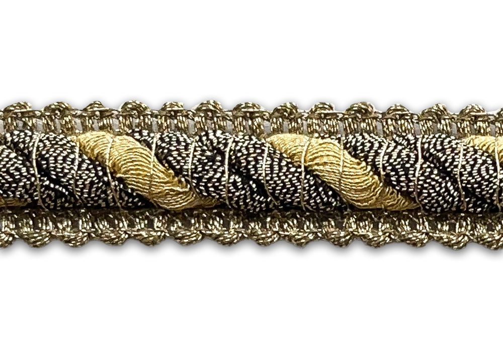 1/2" Twisted Metallic Gold Braided Trim (Made in Germany) – Britex Fabrics