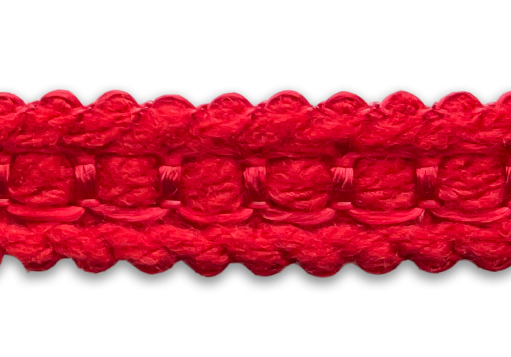 3/4" Scarlet Samba Bouclé Braided Trim (Made in France) – Britex Fabrics