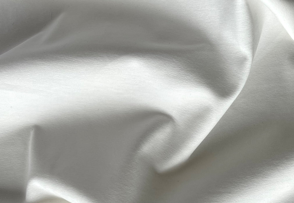 Stark White Cotton Knit (Made in the Netherlands) – Britex Fabrics