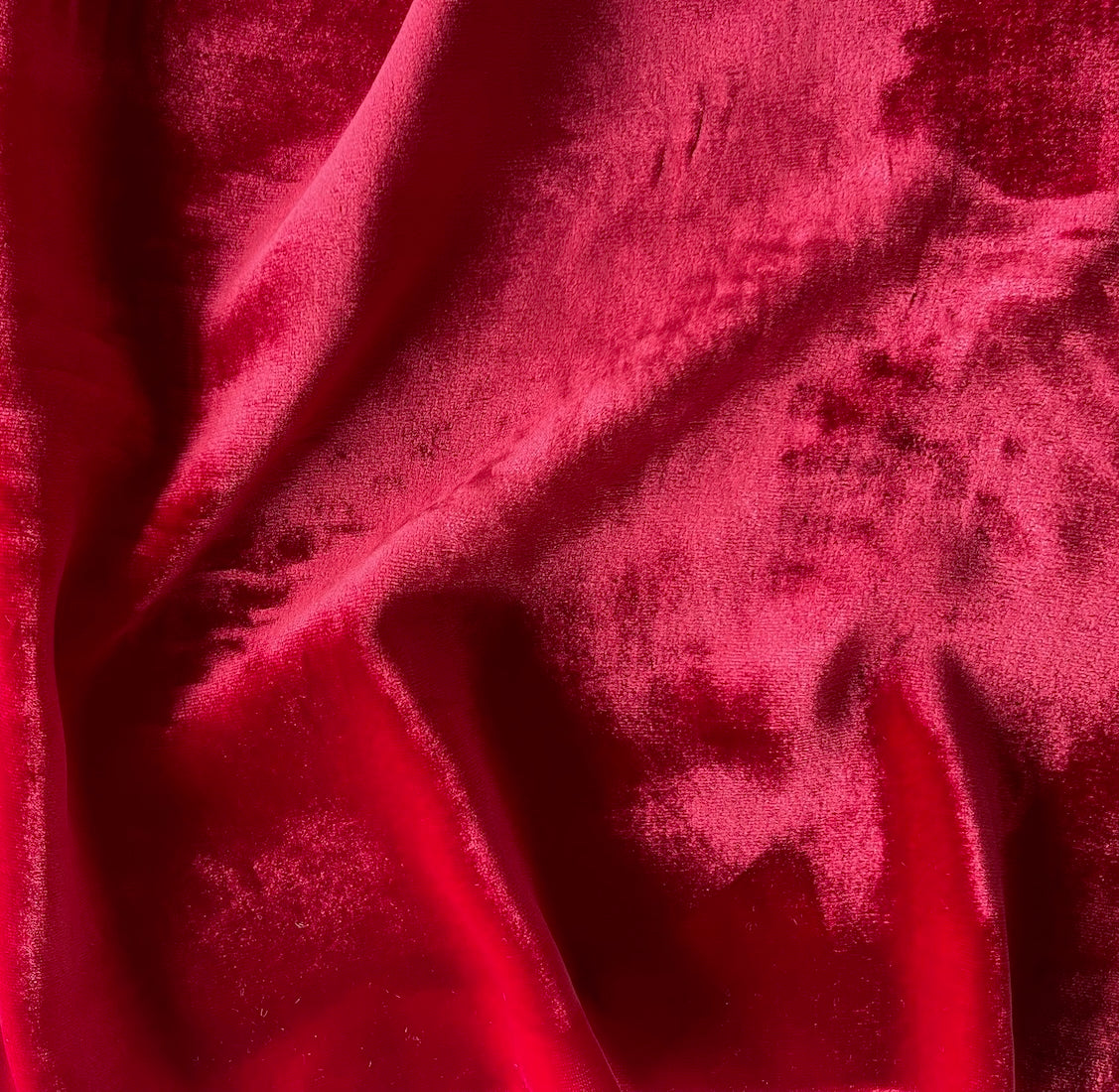 Plush Maraschino Cherry Silk & Rayon Blend Velvet (Made in China ...