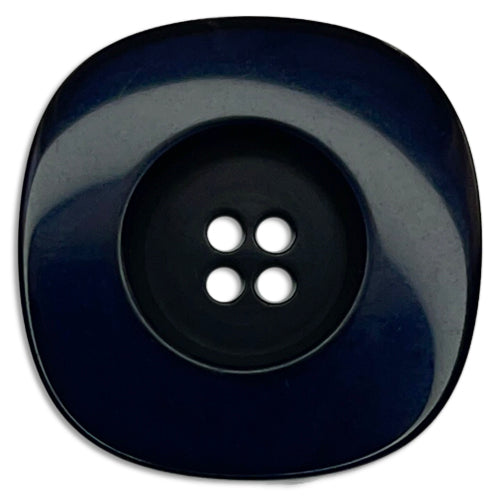 1" Midnight Navy 2-Hole Plastic Button (Made in Spain) – Britex Fabrics