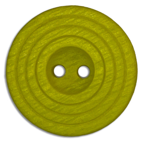 Chartreuse Target 2-Hole Plastic Button (Made in Switzerland) – Britex ...