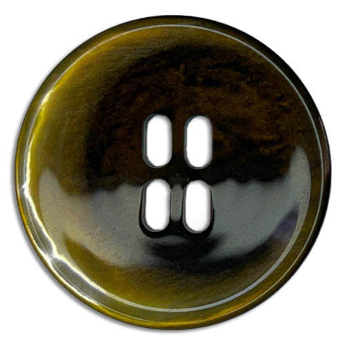 Golden Carob Rectangular 4-Hole Plastic Button (Made in Italy) – Britex ...