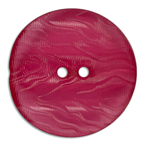 Cerise Translucent Waves 2-Hole Plastic Button (Made in Italy) – Britex ...