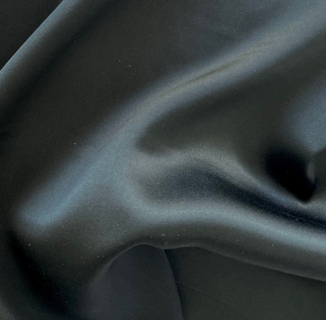 Light-Weight Off-Black Sueded Silk Satin Charmeuse – Britex Fabrics