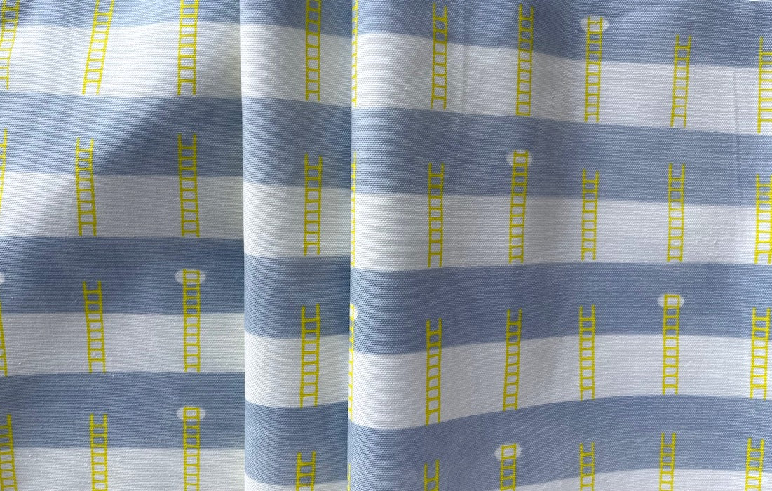 Lemony Ladders on Light-Weight Cotton Canvas (Made in Japan) – Britex ...