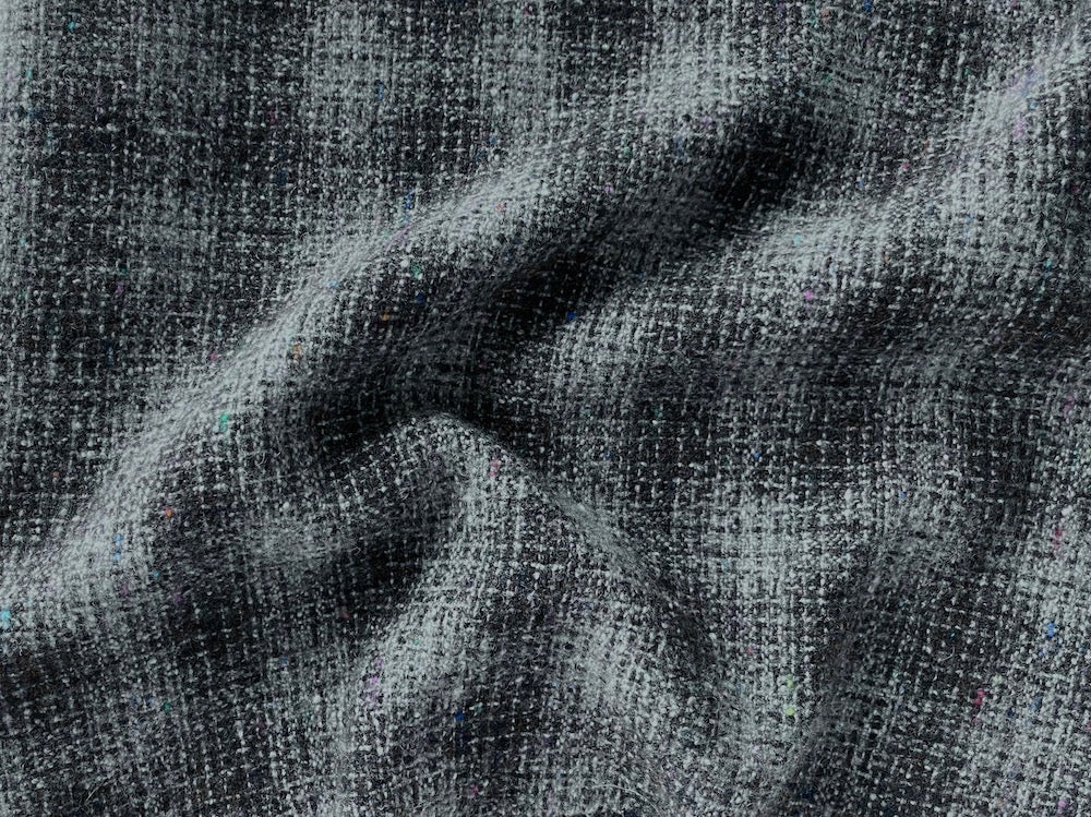 Smoked Confetti Virgin Wool & Cashmere Tweed (Made in Italy) – Britex ...