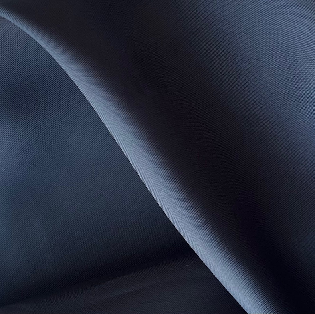 Off Black Charcoal Cupro Rayon Bemberg Twill Lining (Made in Japan ...