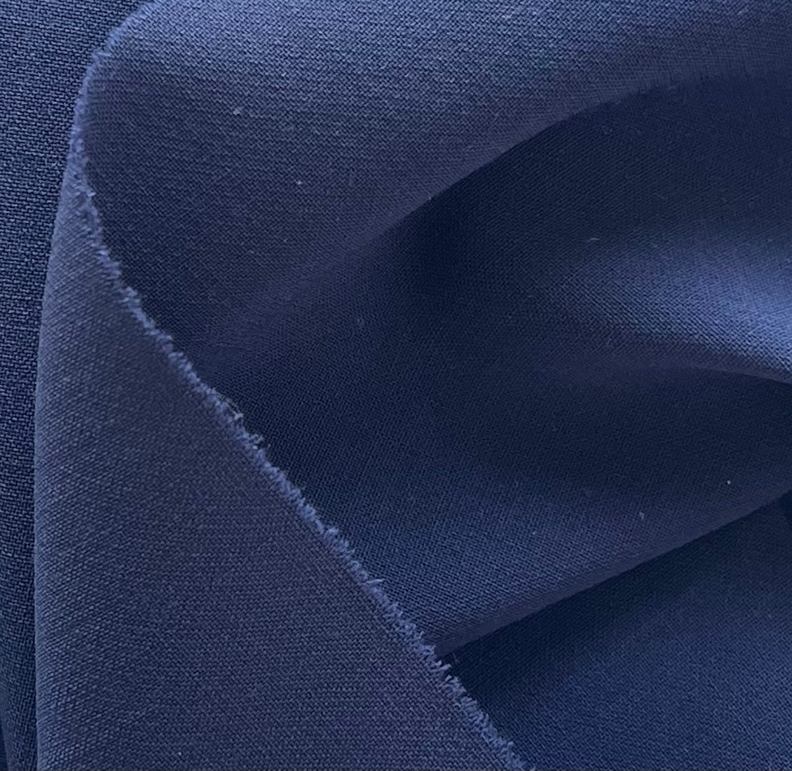 Mid-Weight Shadow Navy Stretch Wool Suiting (Made in Italy) – Britex ...