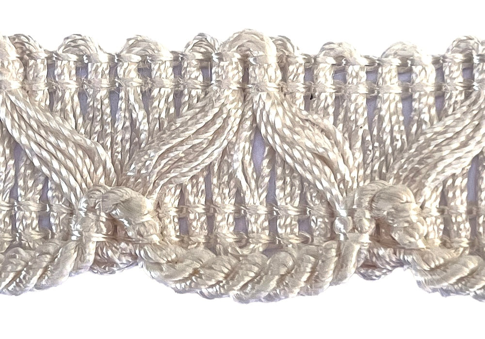 7/8" Scalloped Pale Bone Gimp Edging Trim (Made in Austria) – Britex ...