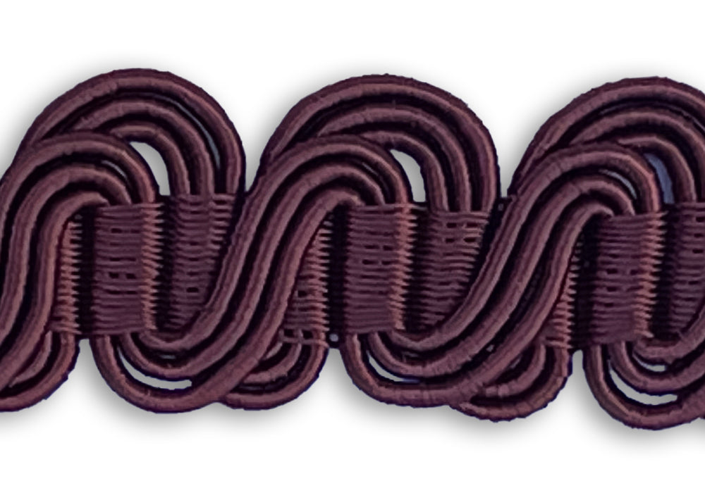 5/8" Rustic Currant Gimp Edging Trim (Made in USA) – Britex Fabrics
