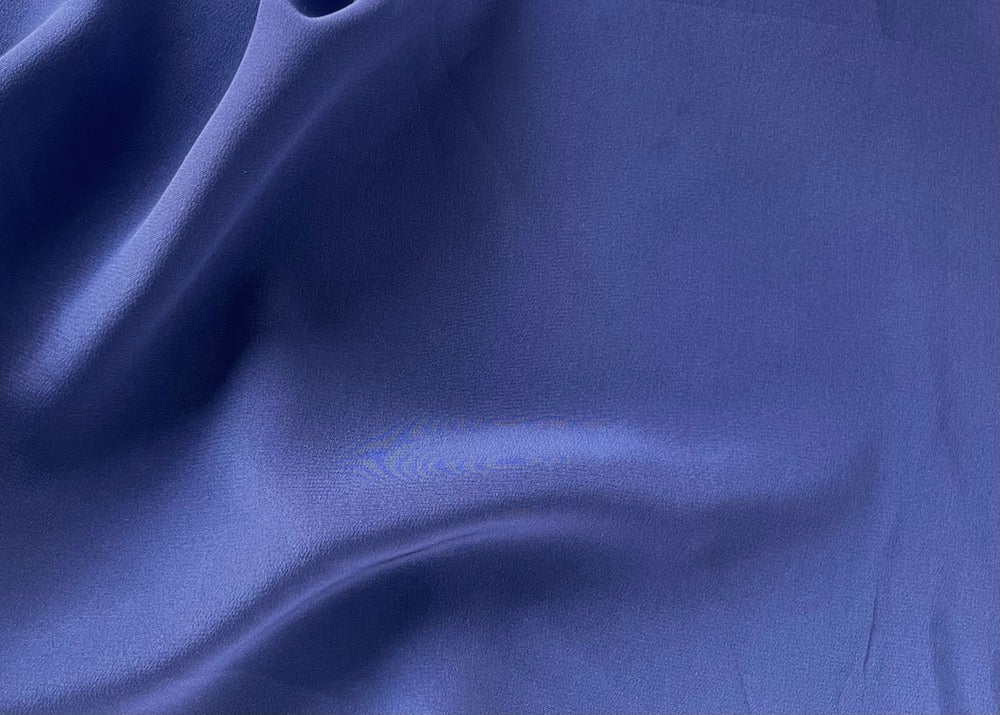 Silk fabric, Grape Hyacinth Silk Crepe De Chine (Made in Italy ...
