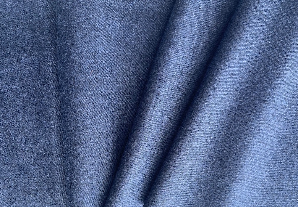 Wool Fabric, High-End Periwinkle Cloud Wool Flannel (Made in Italy ...