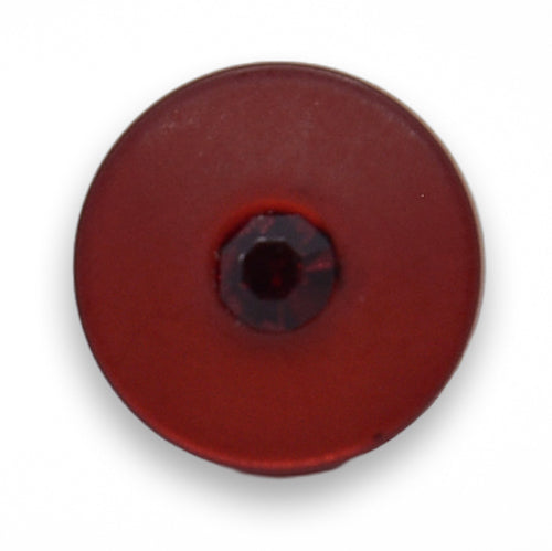 sewing button, Jeweled Ruby Currant Rhinestone Button (Made in Italy ...