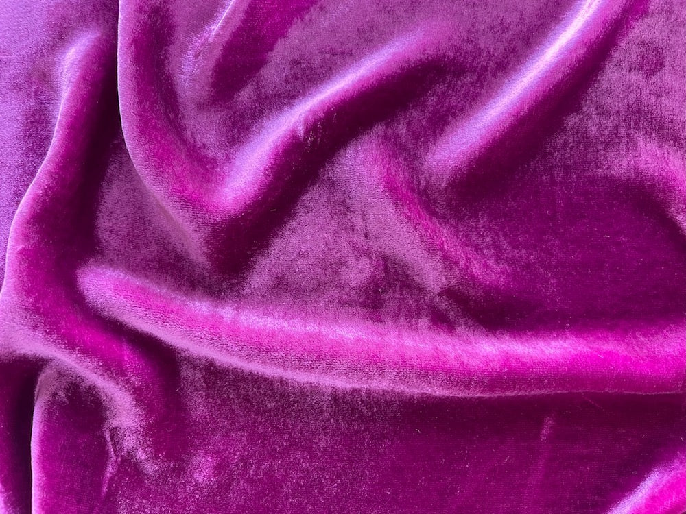 silk velvet fabric, Lustrous Romantic French Rose Pink Silk & Rayon ...