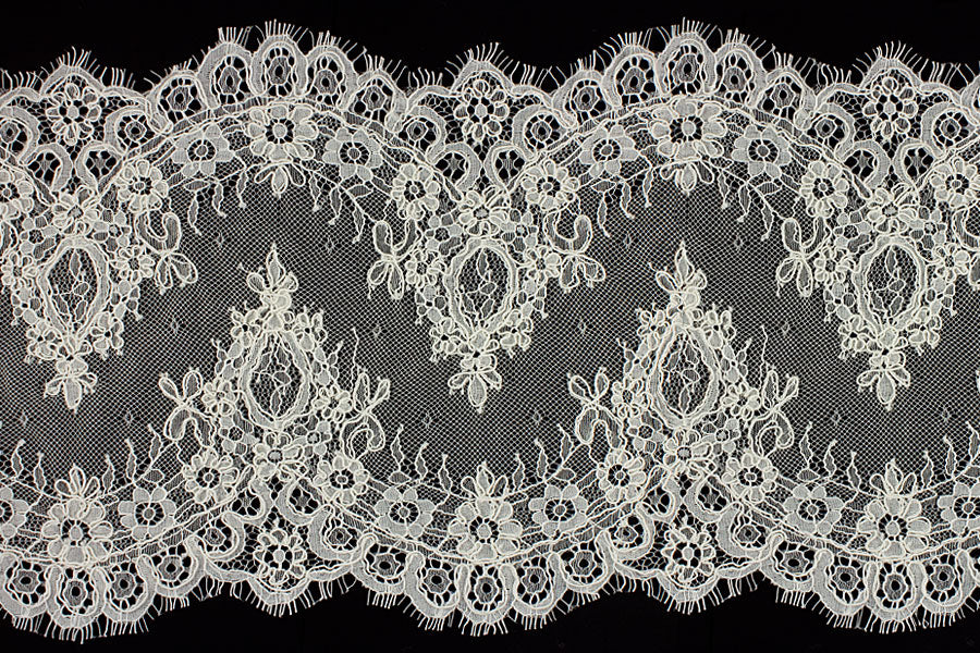 9" Ivory Alençon Galloon Lace – Britex Fabrics