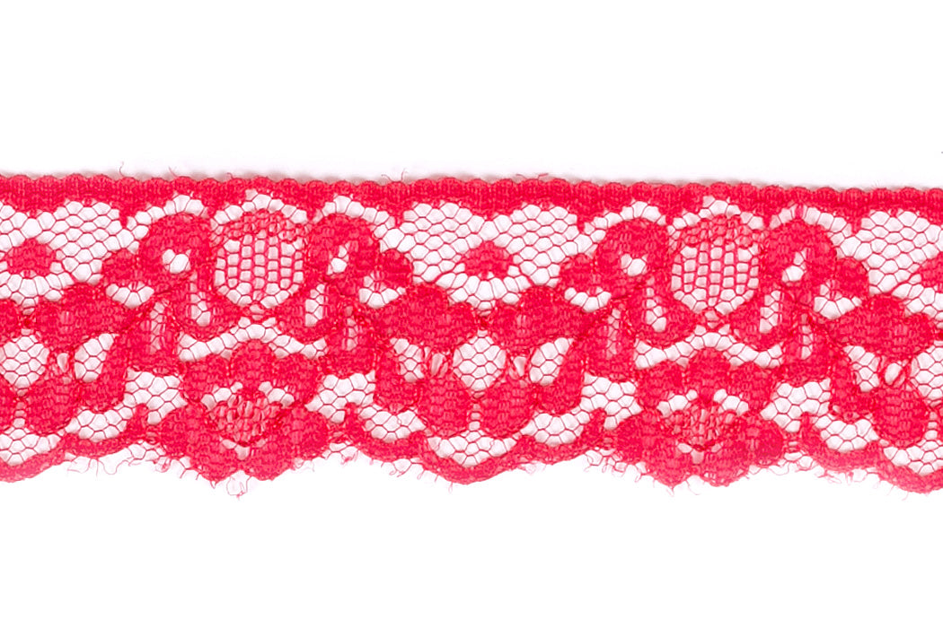 1 1/4" Red Raschel Lace (Made in England) – Britex Fabrics