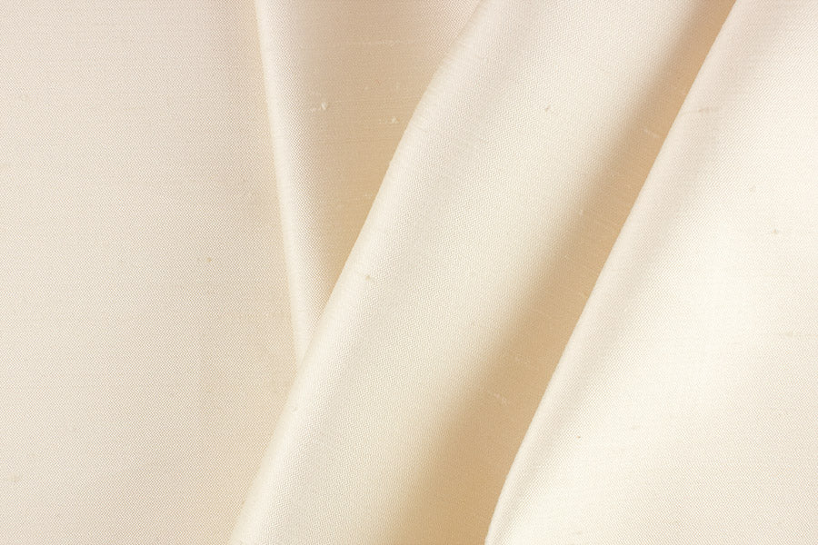 Crisp Ivory Herringbone Silk Shantung – Britex Fabrics