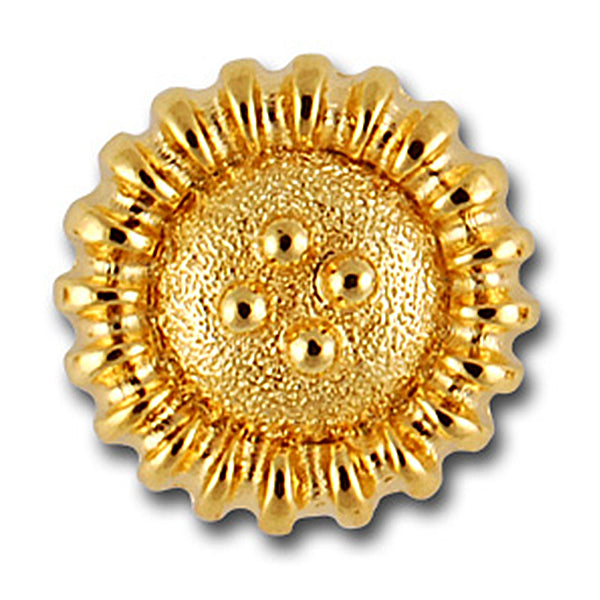 Sunflower Gold Metal Button – Britex Fabrics
