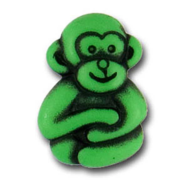 11/16" Lucky Monkey Plastic Novelty Button – Britex Fabrics