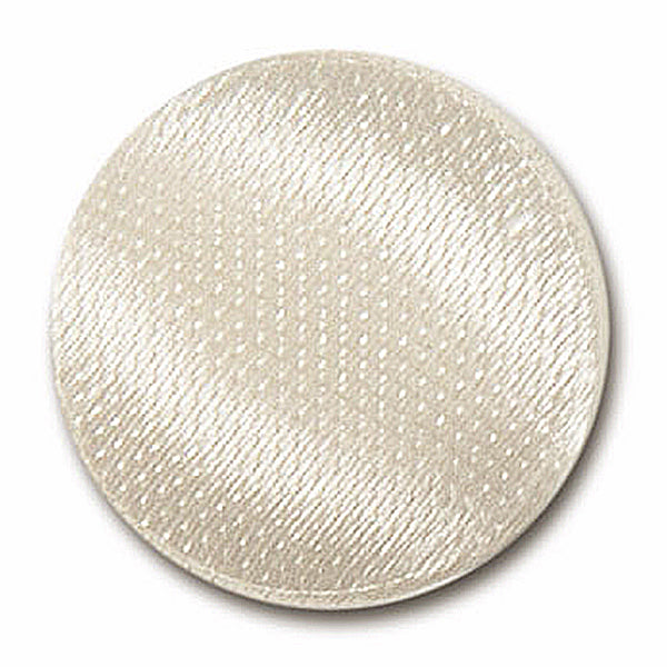 Slightly Domed Ivory Satin Covered Button – Britex Fabrics