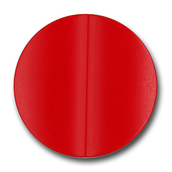 Cherry Red Creased Plastic Button (Made in France) – Britex Fabrics