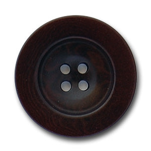 Rimmed Bittersweet Brown Corozo Button (Made in Italy) – Britex Fabrics