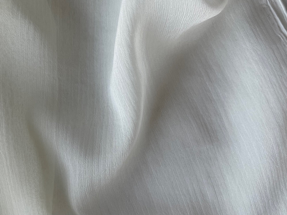 Polyester Fabric, Sheer Frosted Lace Polyester Chiffon – Britex Fabrics