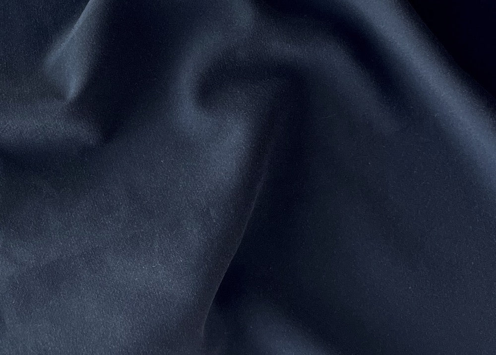 Silk fabric, Heavier Soft Soot Black Washed 30mm Silk Crepe de Chine ...