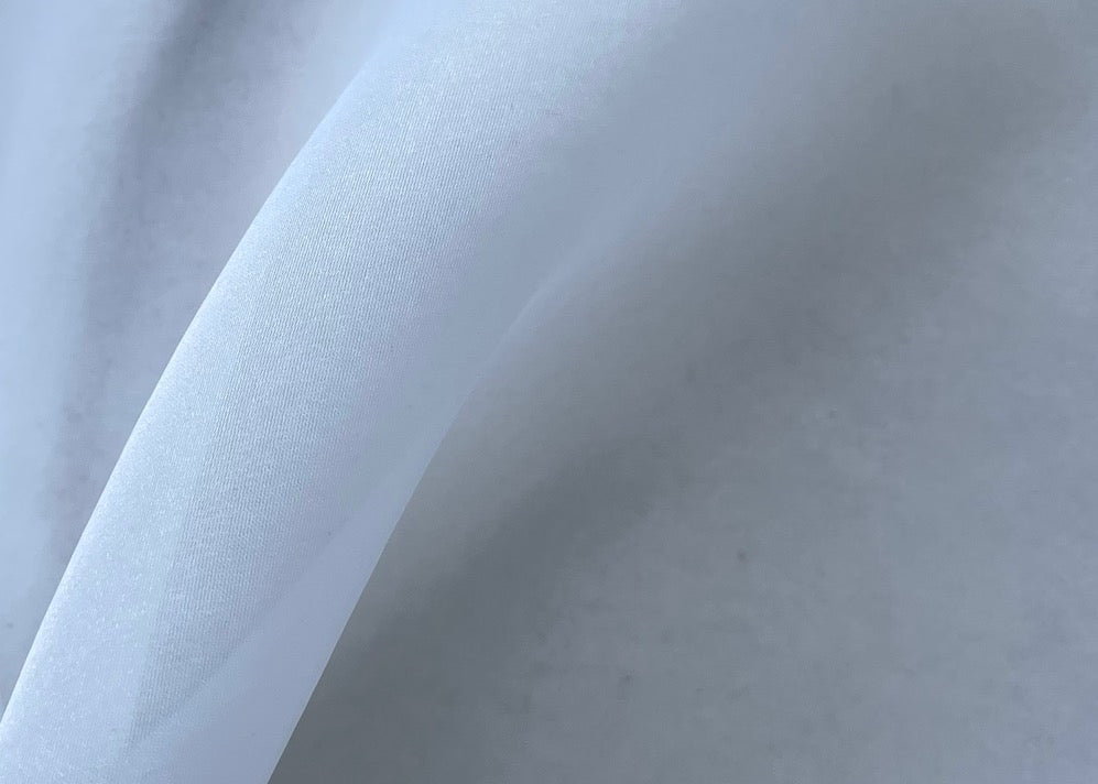 Polyester Fabric, Sheer Sweet Snow White Crisp Polyester Organza ...