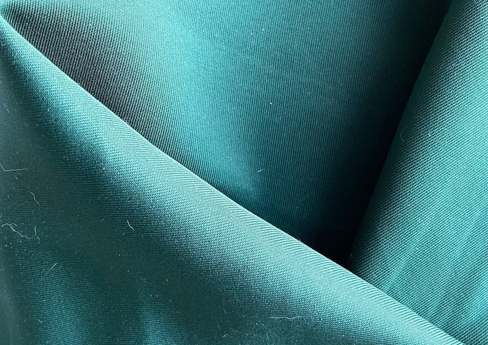 Polyester Fabric, Shadowy Pine Green Polyester Scuba Knit (Made in ...