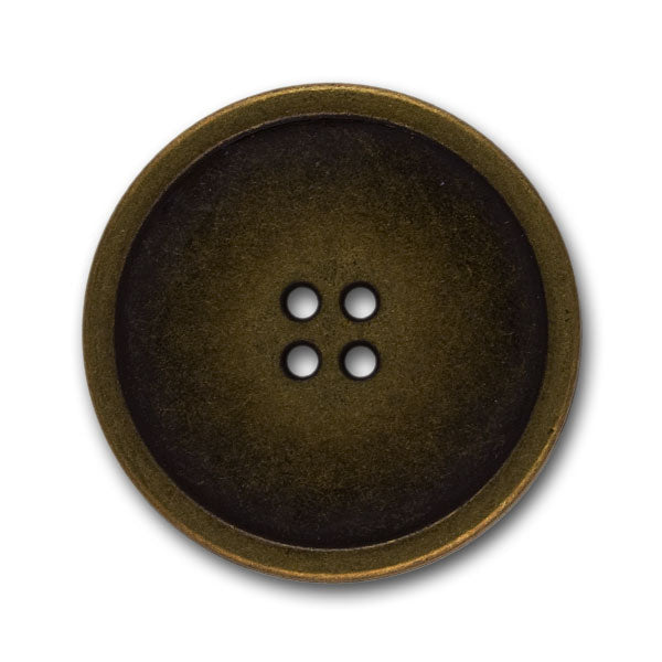 Four-Hole Antique Bronze Metal Button (Made in Italy) – Britex Fabrics