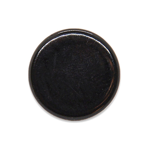 Glossy Black Enameled Metal Button (Made in Italy) – Britex Fabrics
