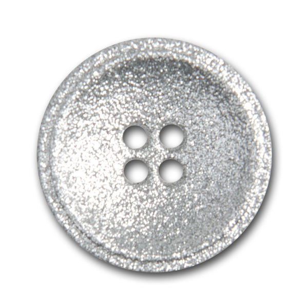 Glitter-Glitter Silver Plastic Button – Britex Fabrics