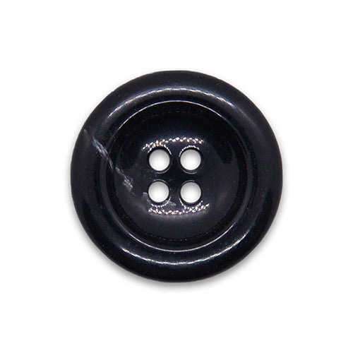 4-Hole Deep Black Plastic Button – Britex Fabrics
