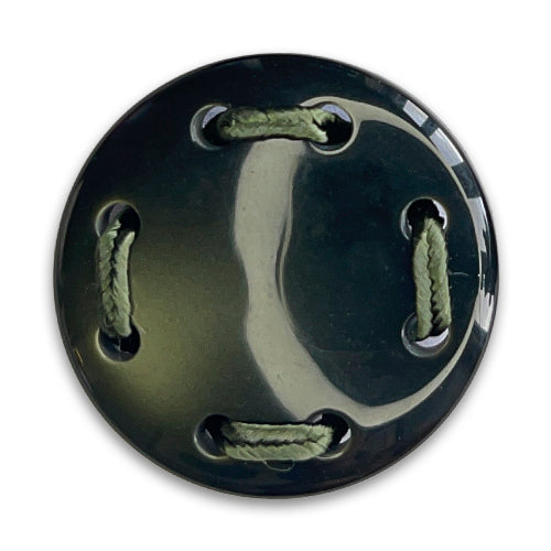 sewing button, Threaded Olive & Seaweed Plastic Button (Made in Spain ...