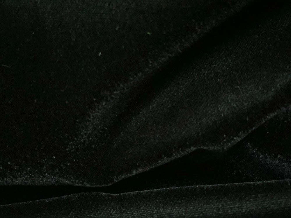 polyester fabric, Black Plush Polyester Velvet – Britex Fabrics