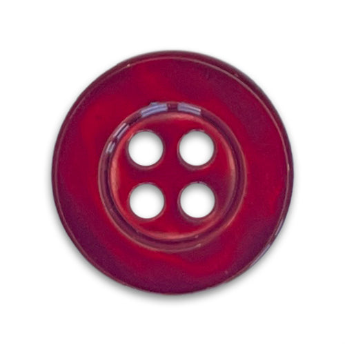 sewing button, Ripe Tomato 4-Hole Shell Button – Britex Fabrics