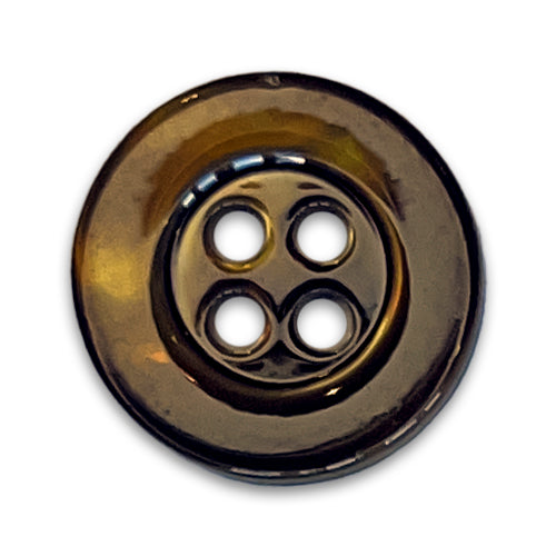 sewing button, Smooth Chocolate Ganache 4-Hole Shell Button – Britex ...