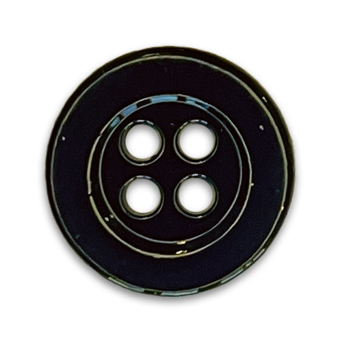 sewing button, Ebony 4-Hole Shell Button – Britex Fabrics