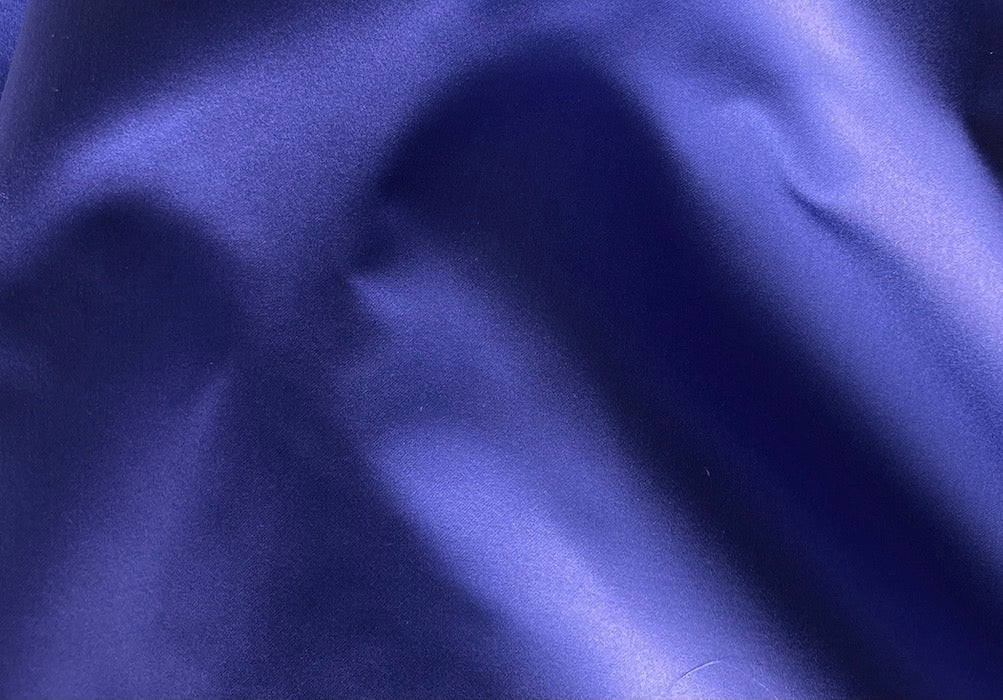 Silk Fabric, Luxurious Deep Periwinkle Silk Duchess Satin (Made in ...