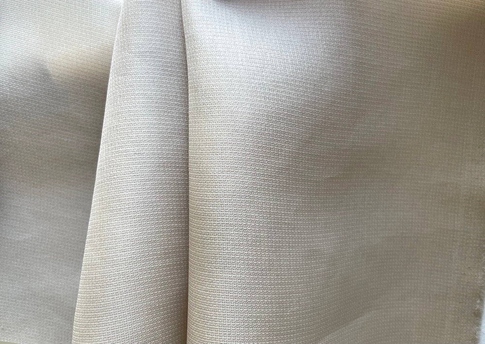 Silk fabric, Stiffer Cool Beige Silk Gazaar (Made in Italy) – Britex ...