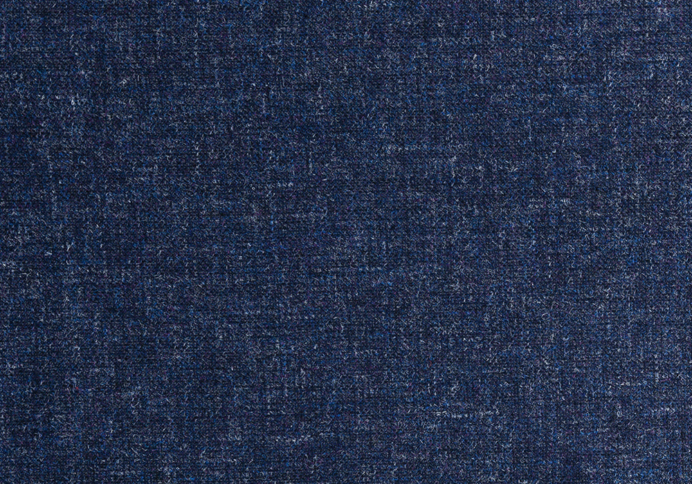 wool fabric, Ultramarine & Navy Virgin Wool Tweed (Made In Italy ...