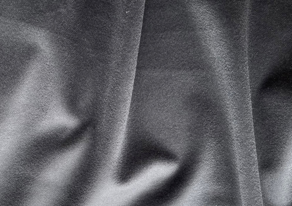 Wool Coating, Pinko Saturated Steel Grey Wool Melton Coating (Made in ...