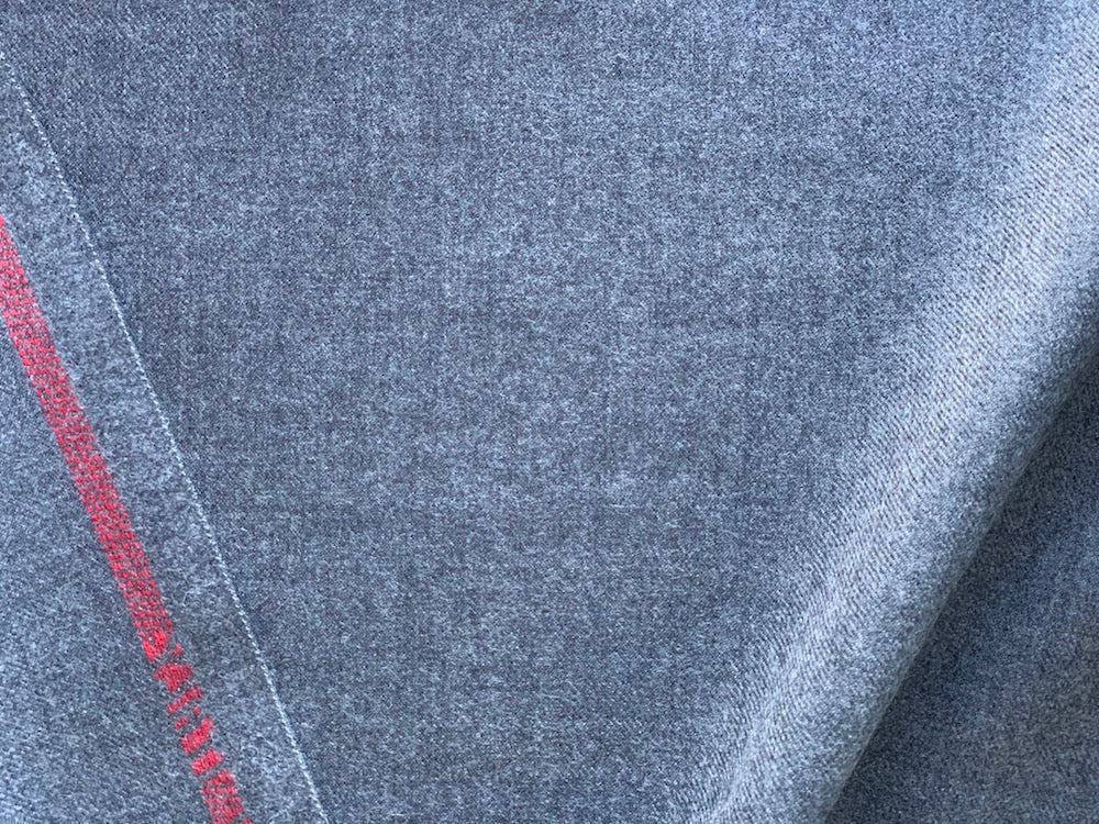 Wool Fabric, Tightly Woven Pigeon Grey Wool Flannel (Made in Italy ...