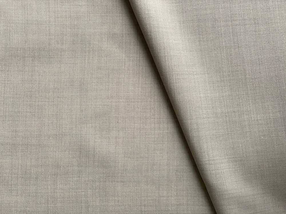 Wool Fabric, Deceptivly Simple Heathered Beige Wool Suiting (Made in ...